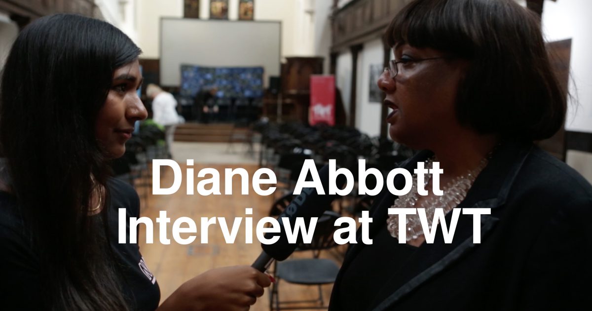 Interview With Diane Abbott at the World Transformed | Novara Media